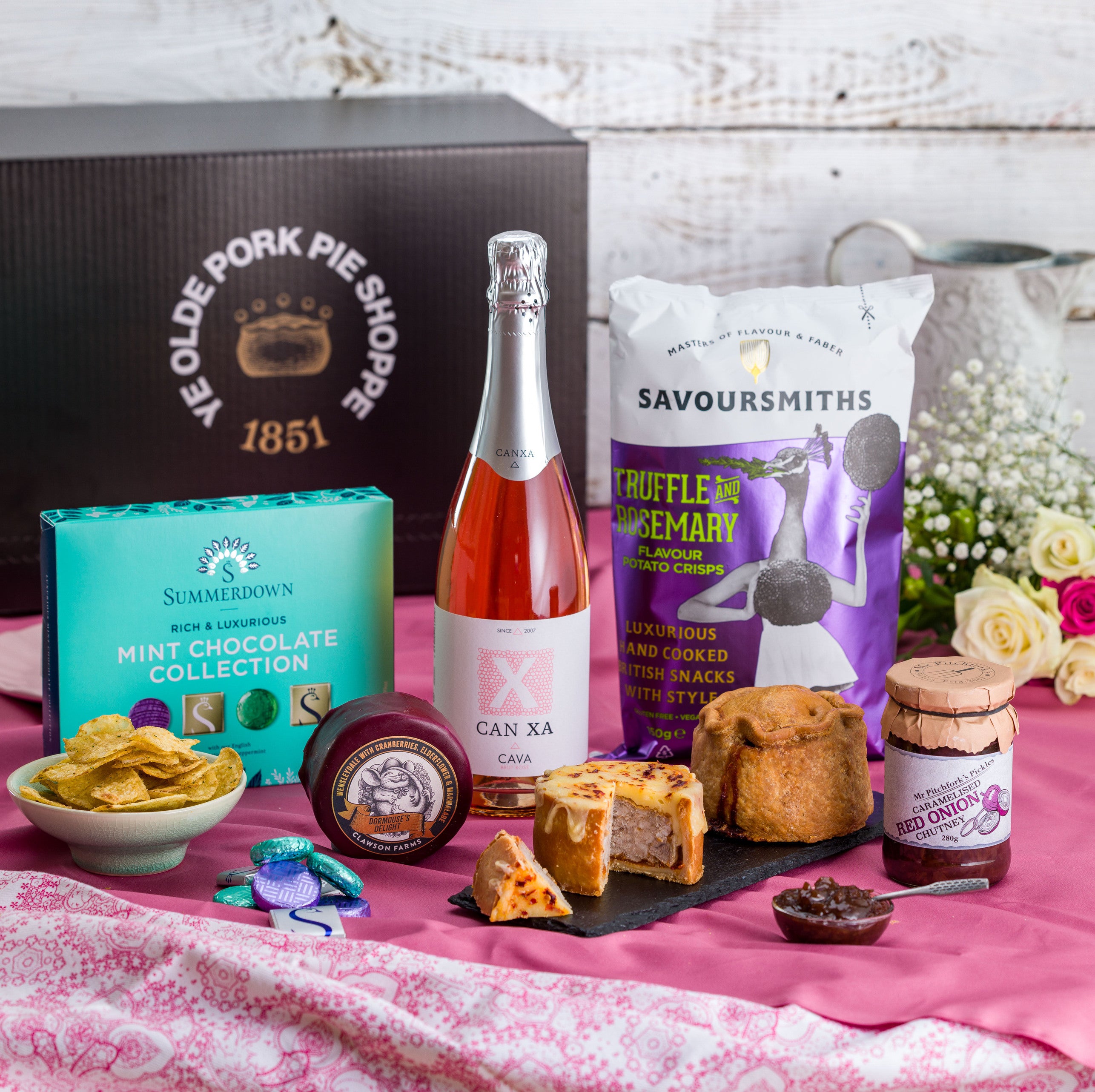 The Elegant Indulgence Hamper – Ye Olde Pork Pie Shoppe