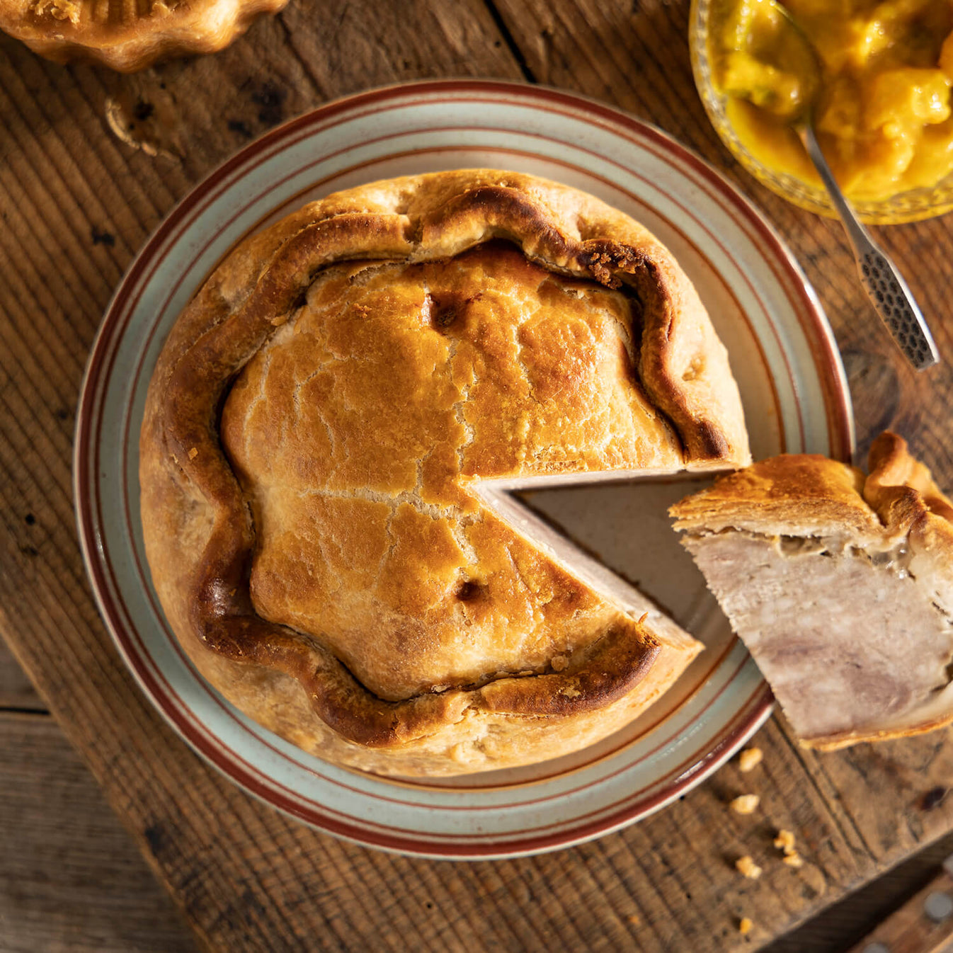 Extra Large Dickinson & Morris Melton Mowbray Pork Pie 790g – Ye Olde ...